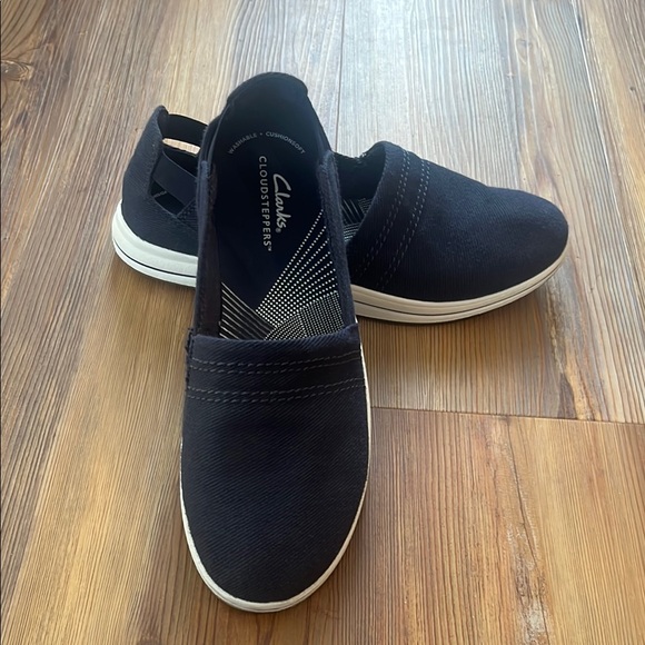 Clarks | Shoes | Clarks Womens Breeze Cloudstepper Slipon Shoes | Poshmark